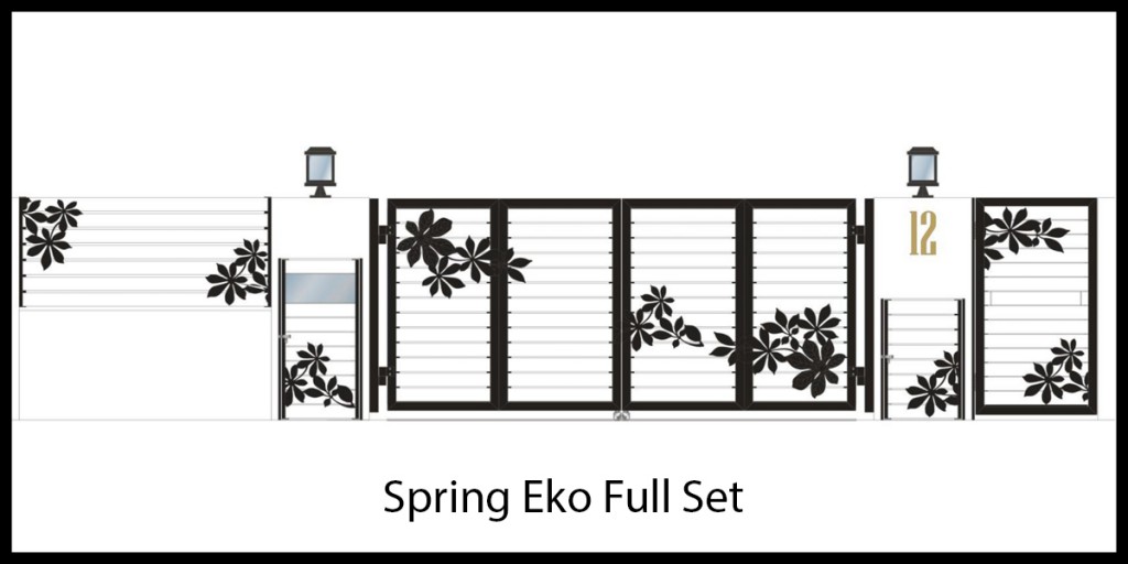 Spring EKO | CSA Aluminium Folding Autogate and Fence
